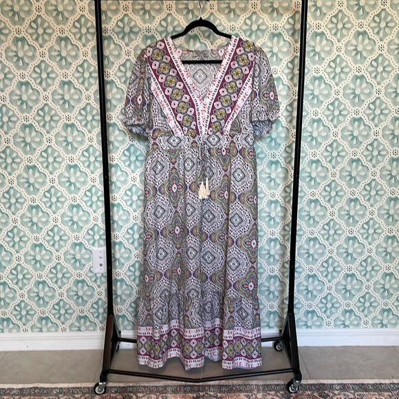 Luukse | Dresses | Luukse Boho Medallion Midi Dress | Poshmark